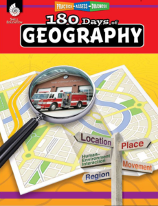 workbook: 180 days of geography - daily practice for 6th graders