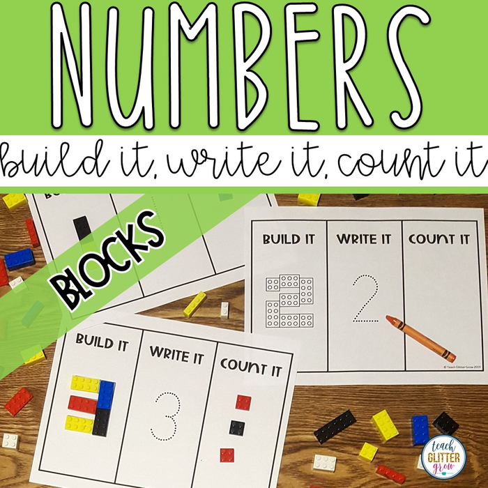 Hands on Brick Block Counting Activity | Numbers 1-20