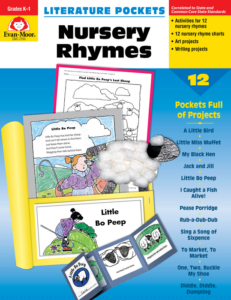 literature pockets: nursery rhymes, grades k-1 - teacher reproducibles, e-book