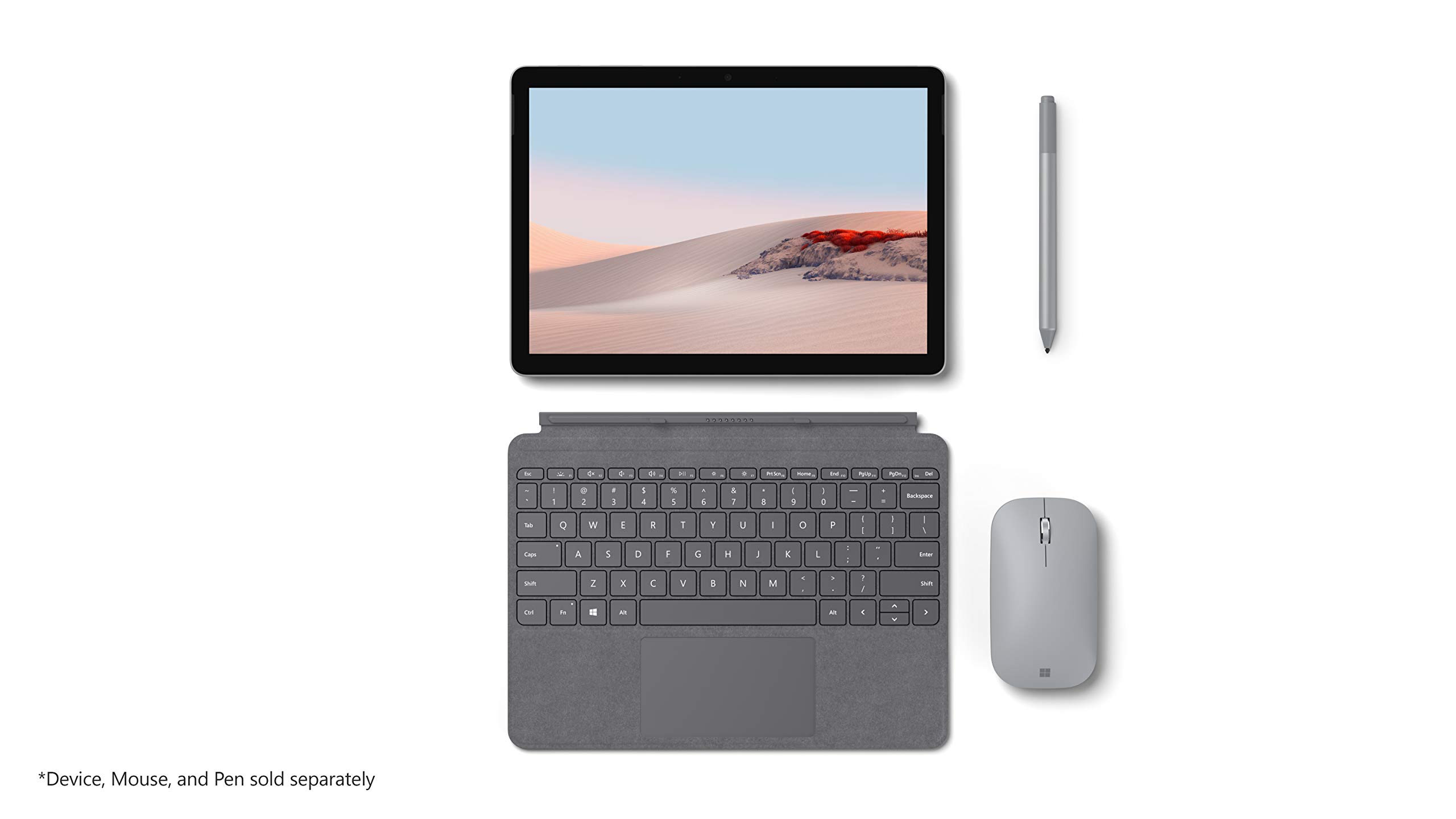 NEW Microsoft Surface Go Signature Type Cover - Platinum