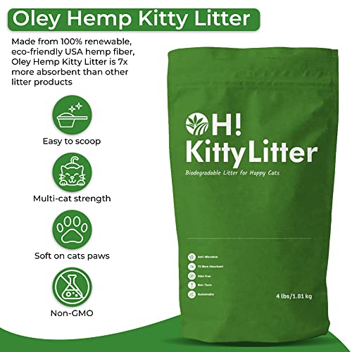 Oley Hemp Cat Litter - 4 Pounds