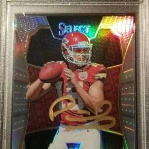 Patrick Mahomes 2016 Panini Select Redemption Prizm RC PSA MINT 9 AUTO 9 1/1 MVP - Football Slabbed Autographed Cards