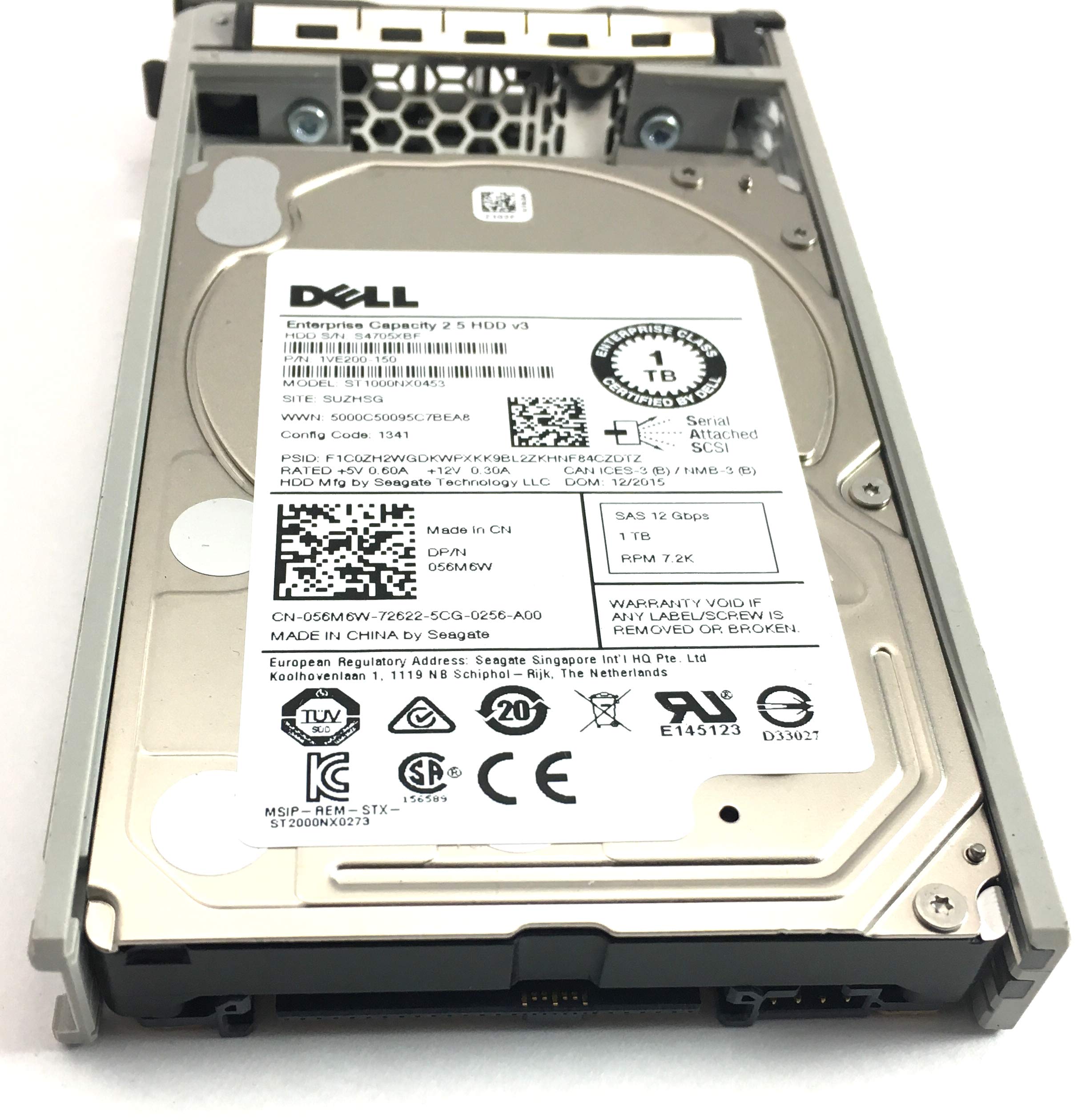 Dell 056M6W 1TB 7.2K 12G SFF SAS Hard Drive