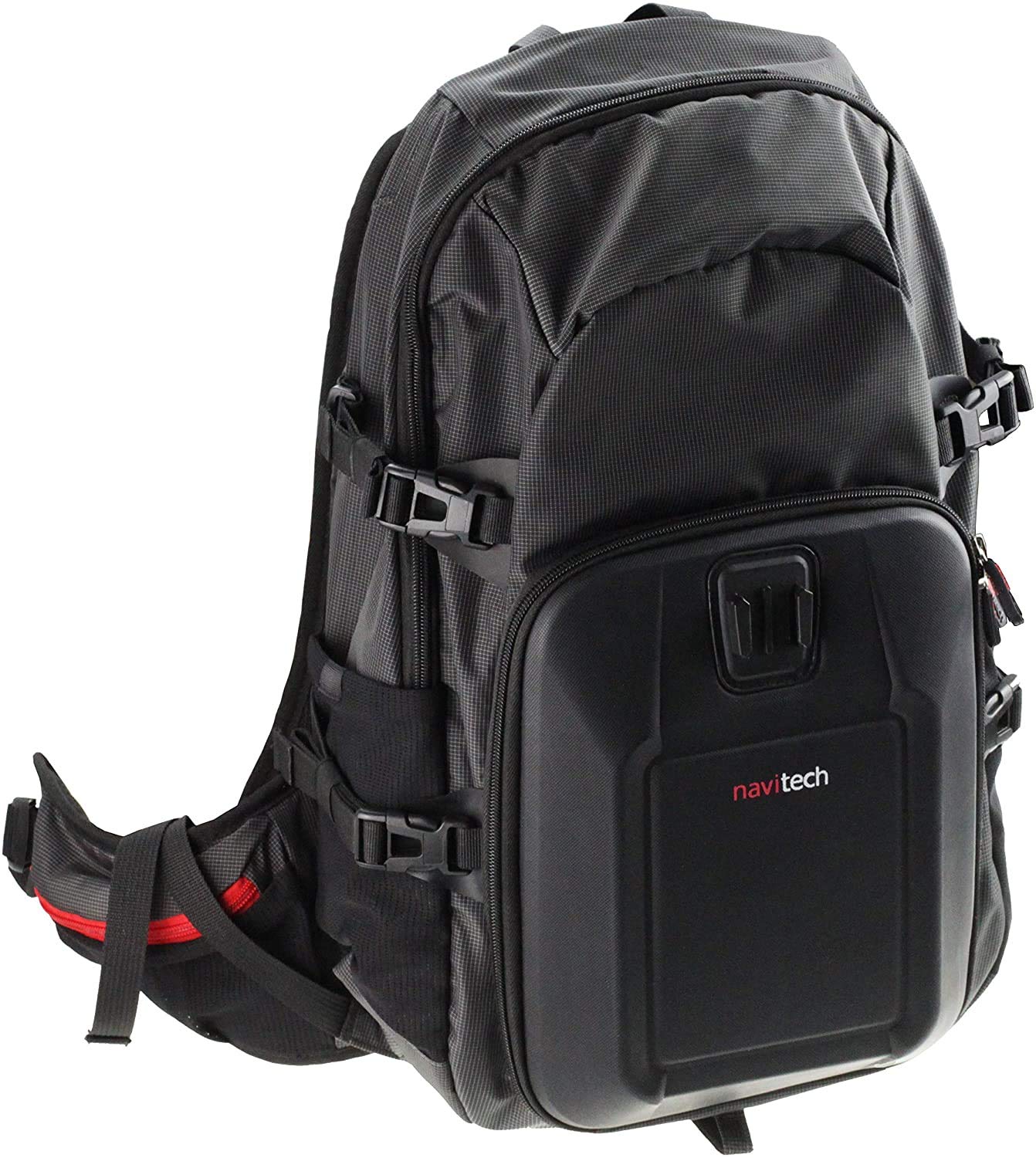 Navitech Action Camera Backpack & Blue Storage Case With Integrated Chest Strap - Compatible With The Veho Muvi KX-2 PRO 4K Action Camera