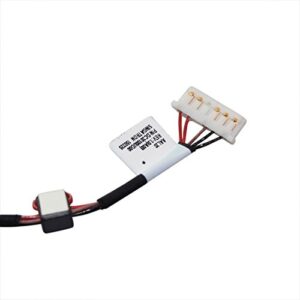 GinTai DC Power Jack with Cable Socket Plug Charging Port Replacement for Dell Ins-piron 15 5566 i5566 P51F P51F001 DC30100UH00