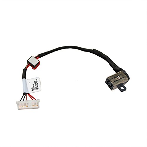 GinTai DC Power Jack with Cable Socket Plug Charging Port Replacement for Dell Ins-piron 15 5566 i5566 P51F P51F001 DC30100UH00