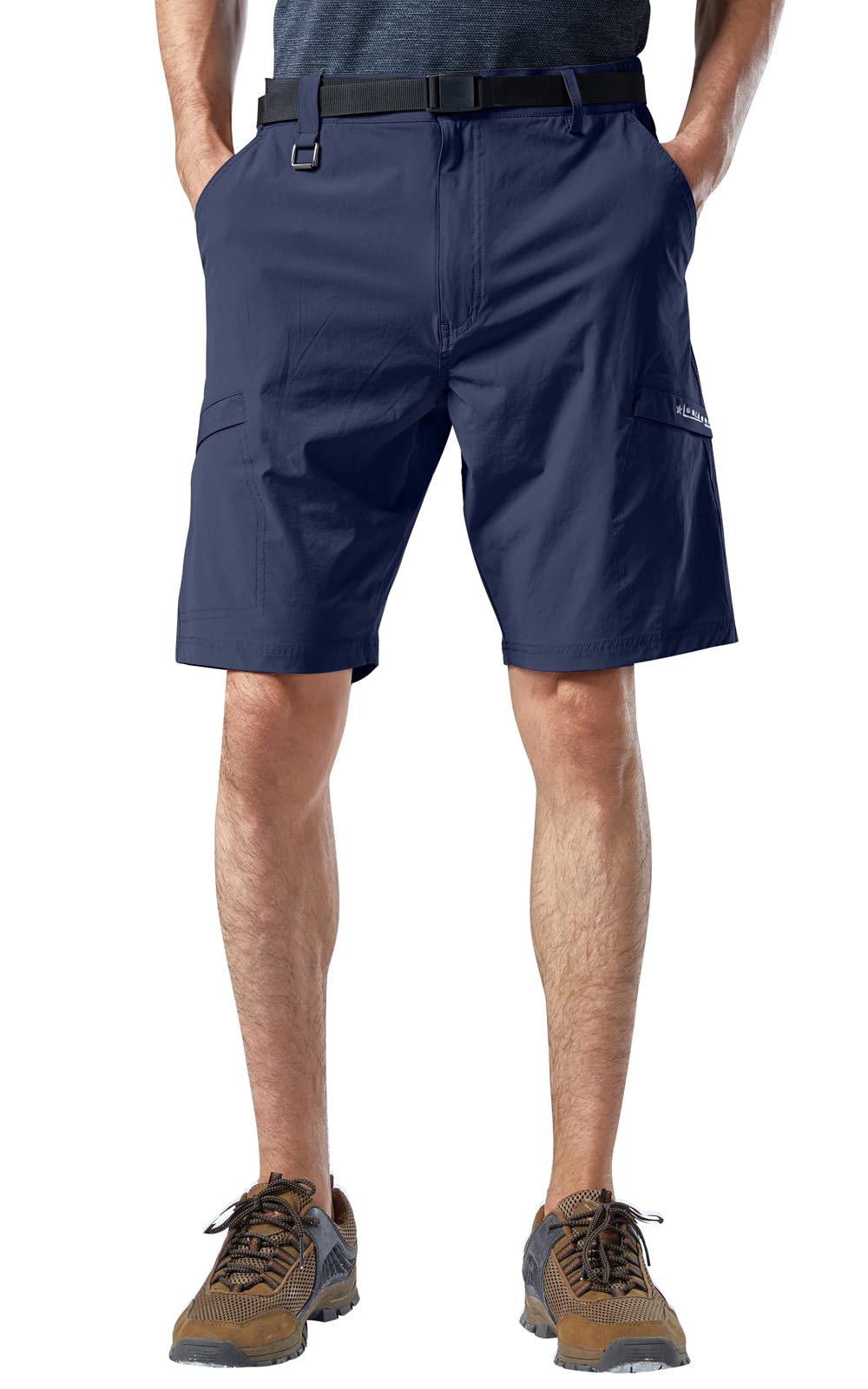 Mr.Stream Men's Hiking Relaxed Fit Golf Lounge Quick Drying Fishing Nylon Casual Shorts 3202 Blue L