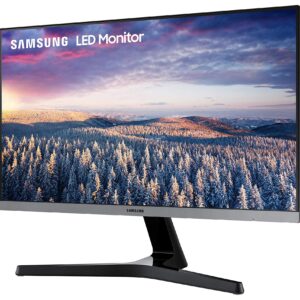 SAMSUNG SR35 Series 27-Inch FHD 1080p Computer Monitor, 75Hz, IPS Panel, HDMI, VGA (D-Sub), VESA Compatible, 3-sided border-less (LS27R356FHNXZA)