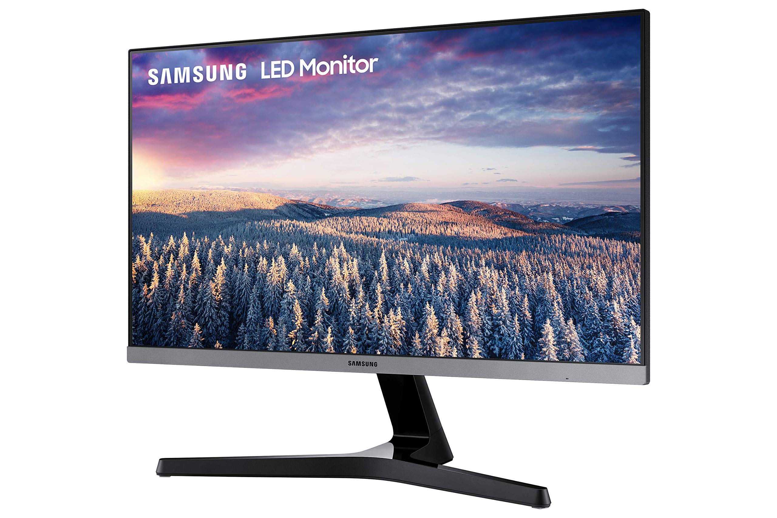 SAMSUNG SR35 Series 27-Inch FHD 1080p Computer Monitor, 75Hz, IPS Panel, HDMI, VGA (D-Sub), VESA Compatible, 3-sided border-less (LS27R356FHNXZA)