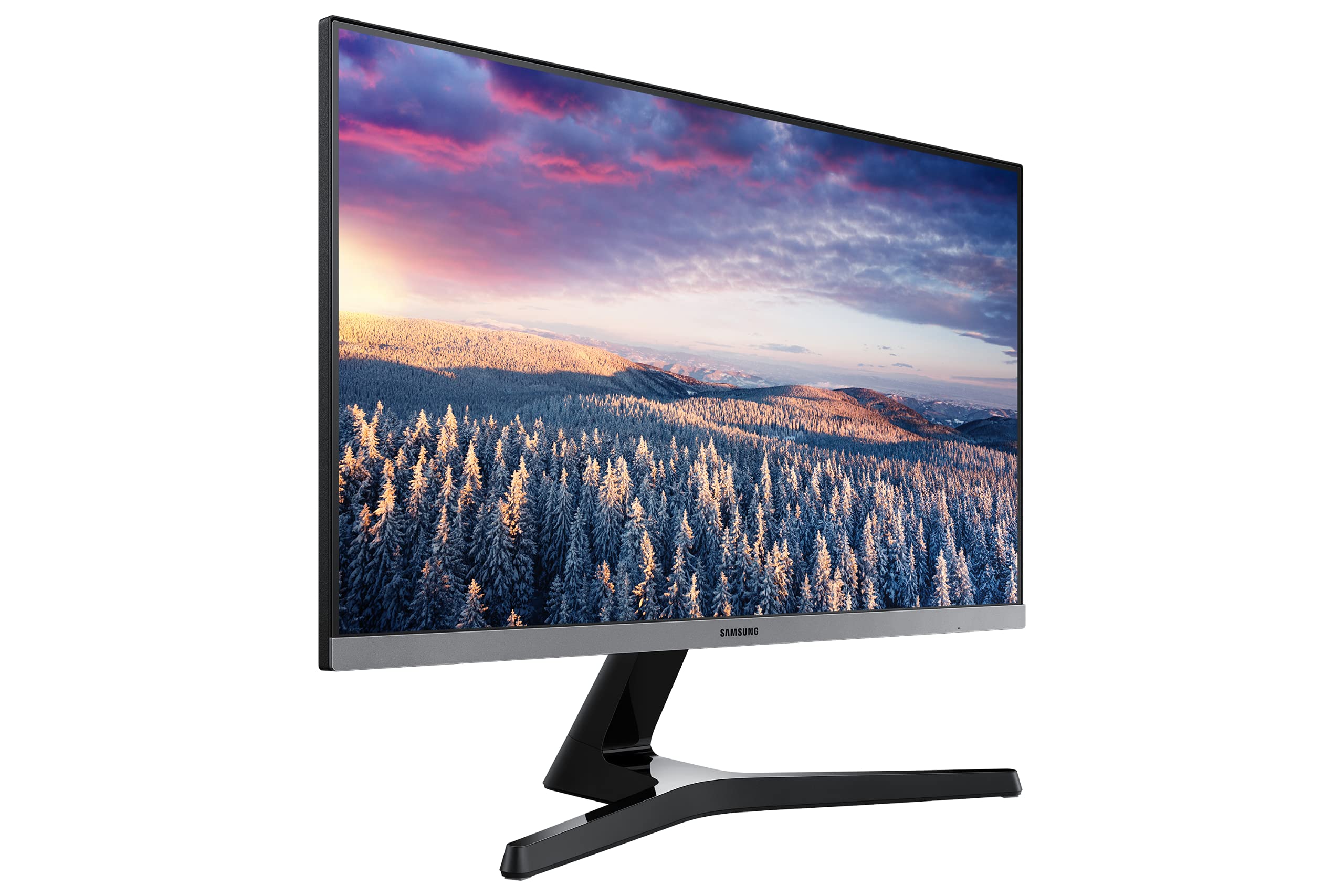 SAMSUNG SR35 Series 27-Inch FHD 1080p Computer Monitor, 75Hz, IPS Panel, HDMI, VGA (D-Sub), VESA Compatible, 3-sided border-less (LS27R356FHNXZA)