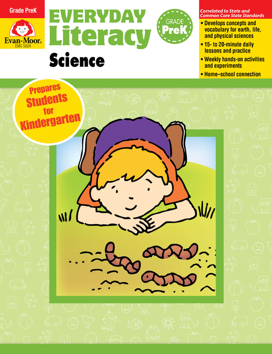 Everyday Literacy: Science, Grade PreK - Teacher Reproducibles, E-book