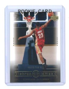 2003 upper deck #22 above the rim lebron james cavaliers nba rookie card - basketball slabbed rookie cards