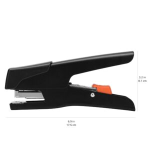 Amazon Basics Effortless Hand Held Plier Stapler, 25 Sheet Capacity, Black