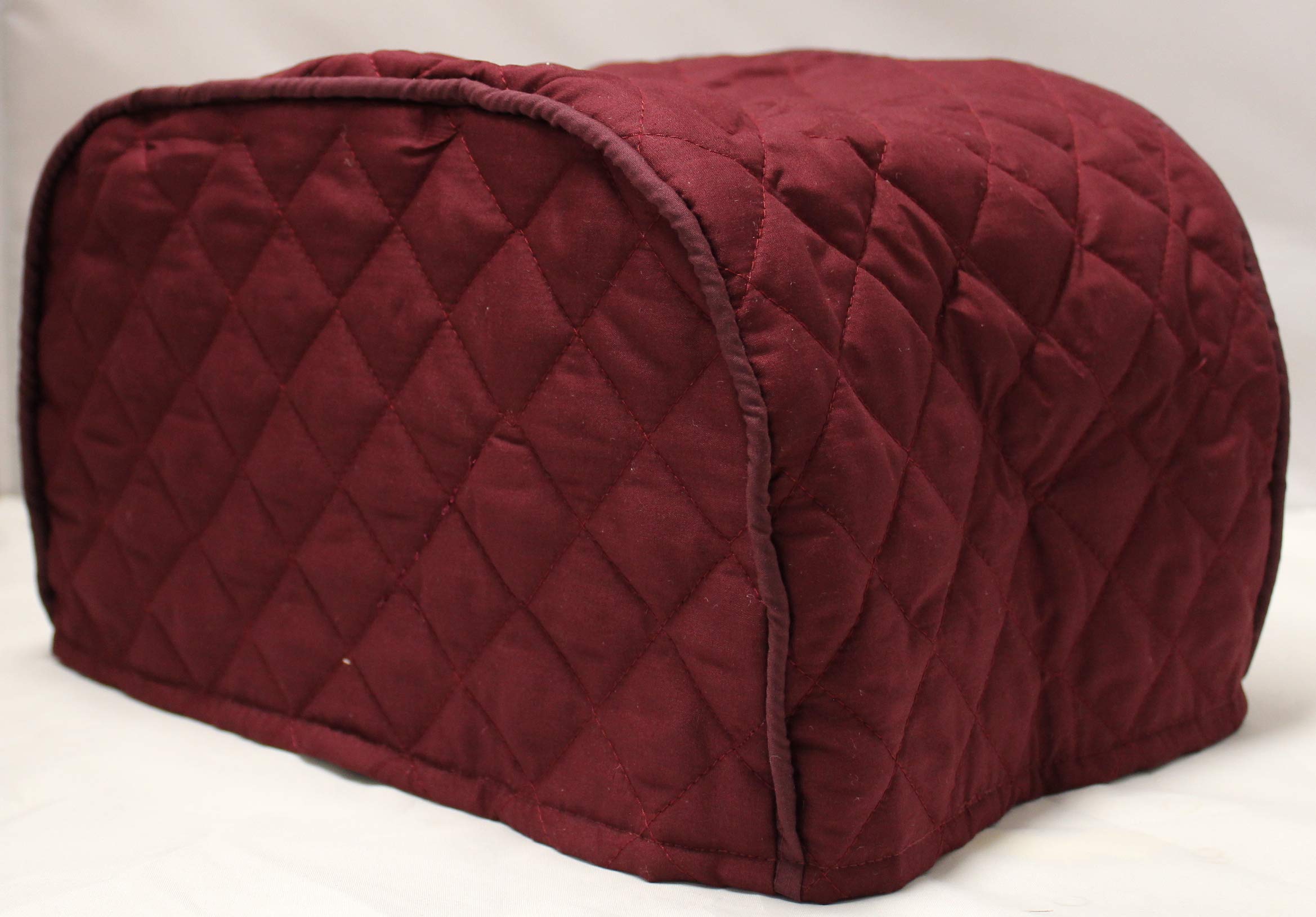 Simple Home Inspirations Solid Quilted Cover Compatible with The Ninja Foodi Grill (Burgundy)