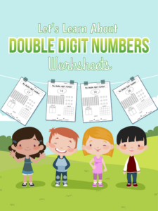 let's learn about double digit numbers worksheets