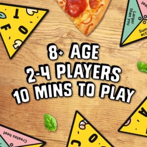 Big Potato P for Pizza: Build a Giant Pizza Slice Before Anyone Else Family Word Travel Game Great for Adults and Kids | Perfect for Vacations and Camping