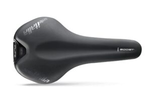 selle italia flite boost tm, l, road, mtb, and gravel bike saddle - for men and women, short nose racing seat, 248 x 130mm, 235g