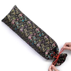 Yellow Mountain Imports Protective Sleeve for Mahjong Racks and Pushers - Floral - 26 Inches