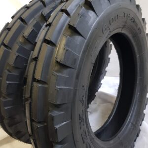 (2 TIRES + 2 TUBES) 7.50-16, 8 PLY ROAD CREW KNK33 Farm Tractor Tires 7.50x16