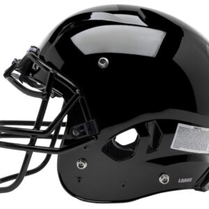 Schutt Sports Vengeance A11+ Youth Football Helmet (Facemask NOT Included), Black, X-Large