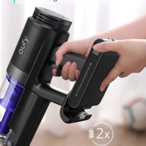 eufy by Anker, HomeVac S11 Infinity, Cordless Stick Vacuum Cleaner, Lightweight, Cordless, 120AW Suction Power, Additional Detachable Battery, Cleans Carpet to Hard Floor