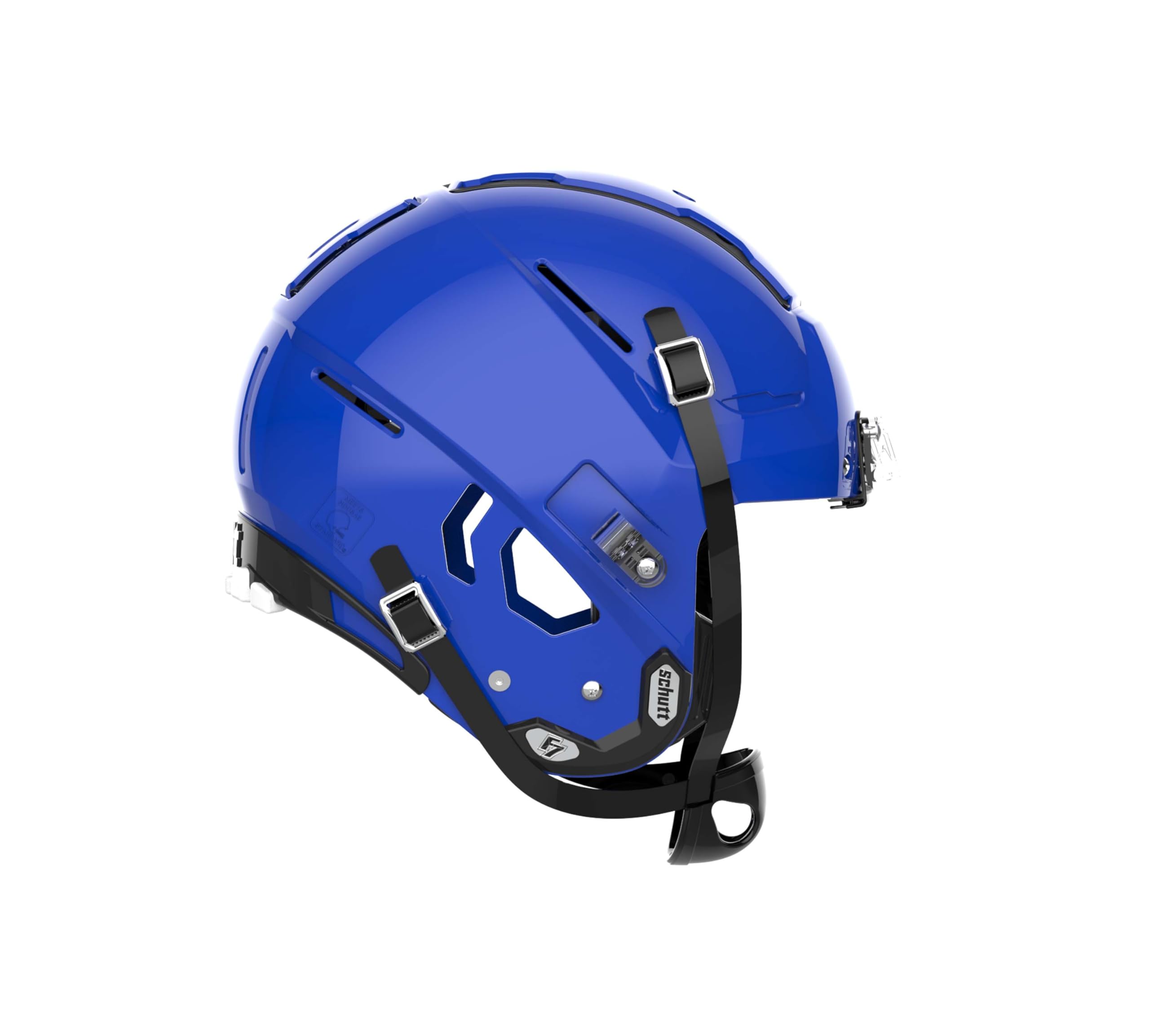 Schutt Sports F7 LX1 Youth Football Helmet, Facemask NOT Included, Royal Blue, X-Large