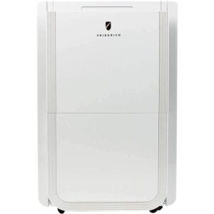 friedrich air dehumidifier, 50 pint capacity, built in drain pump, precise humidity control