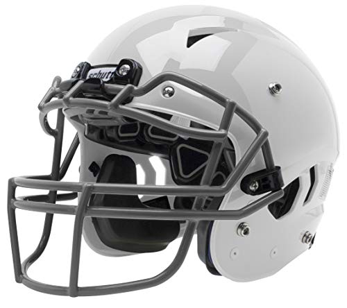 Schutt Sports Vengeance A11+ Youth Football Helmet with Facemask, White, Medium