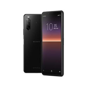 sony xperia 10 ii xq-au52 128gb 4gb ram factory unlocked (gsm only | no cdma - not compatible with verizon/sprint) international version - black