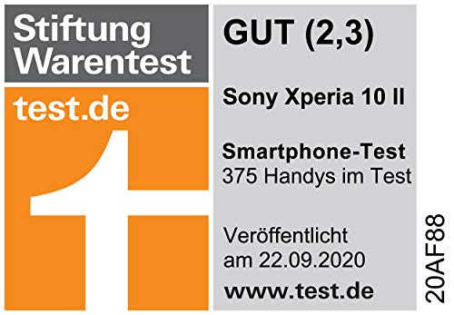 Sony Xperia 10 II XQ-AU52 128GB 4GB RAM Factory Unlocked (GSM Only | No CDMA - not Compatible with Verizon/Sprint) International Version - Black