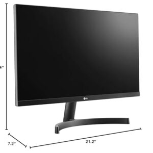 LG 27ML600M-B 27” Full HD IPS 3-Side Borderless Monitor with Dual HDMI, Black