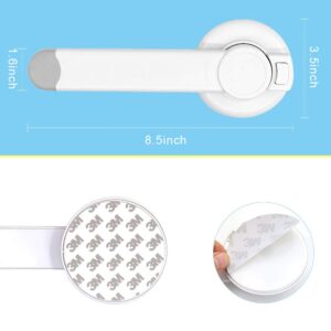 3 Pack Baby Proofing Toilet Lock, Fangze Toilet Lid Seat Locker Fit Most Toilets Bathroom Child Safety Locks for Toddler Kids Pets