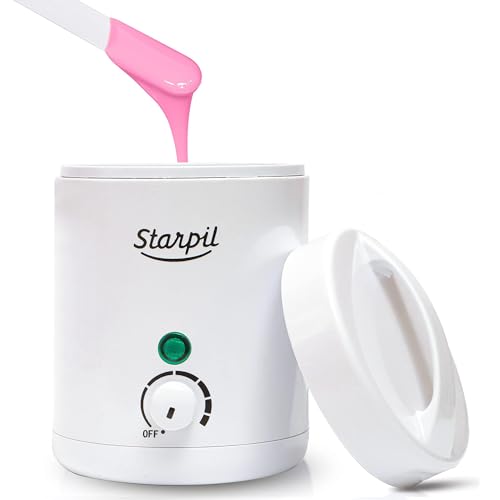 Starpil Wax Machine - Mini Wax Warmer for Hair Removal 4oz / 125g – Best for Hard Wax Beads – Use for Hair Removal – Adjustable Temperature Wax Pot for Facial Hair