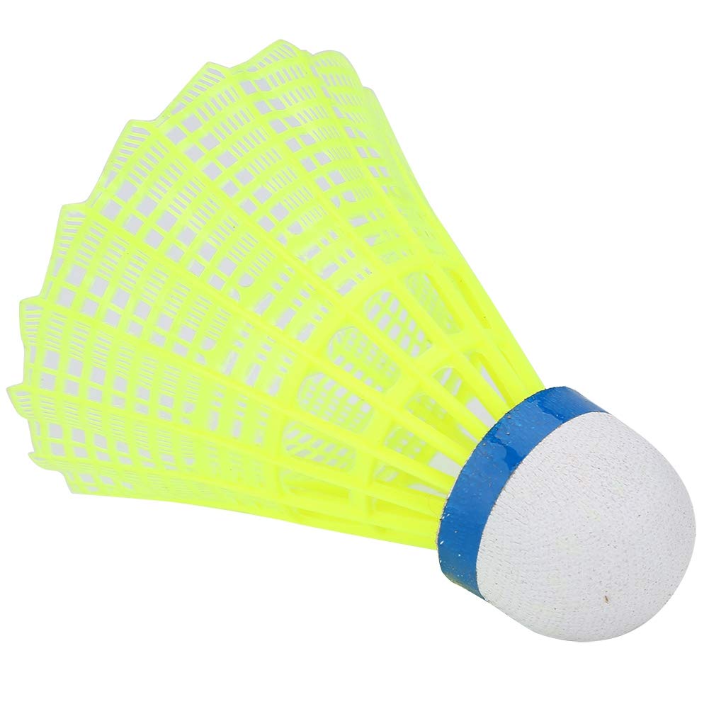 Shuttlecocks 6pcs Professional Badminton Ball Yellow Nylon Shuttlecocks Indoor Outdoor Sports Practice Training Badminton