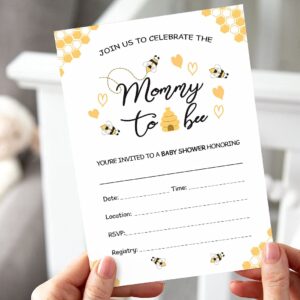 Bumble Bee Baby Shower Invitations, 25 Count