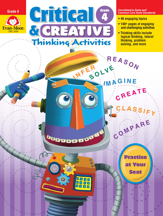 Critical and Creative Thinking Activities, Grade 4 - Teacher Reproducibles, E-book