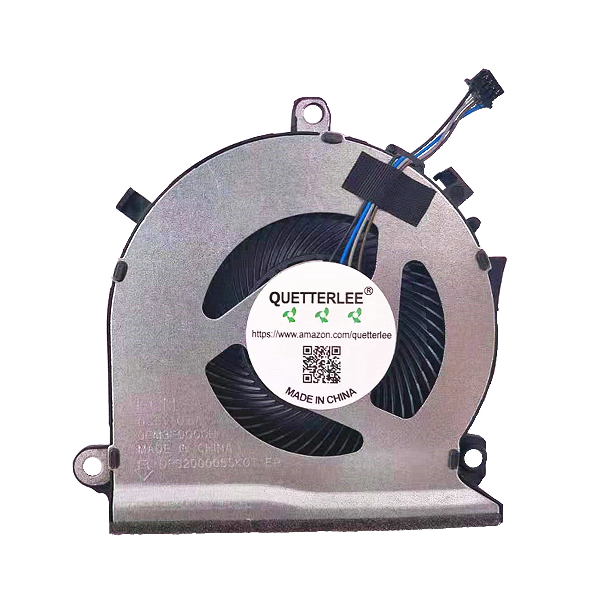 QUETTERLEE New CPU Cooling Fan for HP Pavilion Gaming 15-EC 15-ec0013dx 15-ec0751ms 15-ec0054ax 15-ec0010nr 15-ec0075ax 15-ec0001ne 15-ec0078ax 15-ec0001ne 16-A 16-A0010CA Series L77560-001 Fan