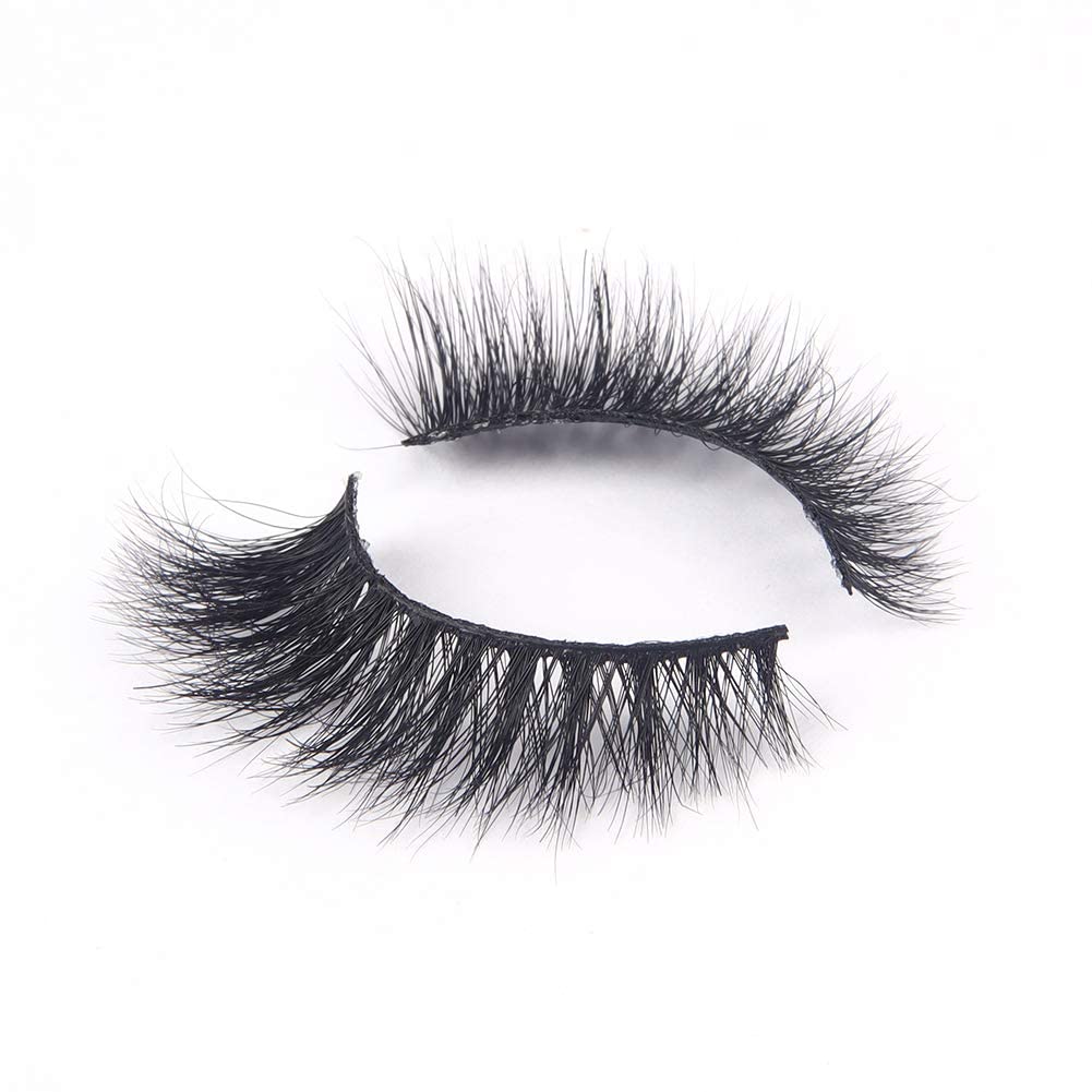 Lashes Mink Natural False Eyelashes - Bepholan Fake Eyelashes Natural Look 3-Pack Cat Eye Lashes Manga Eyelashes Fluffy,XMZ208