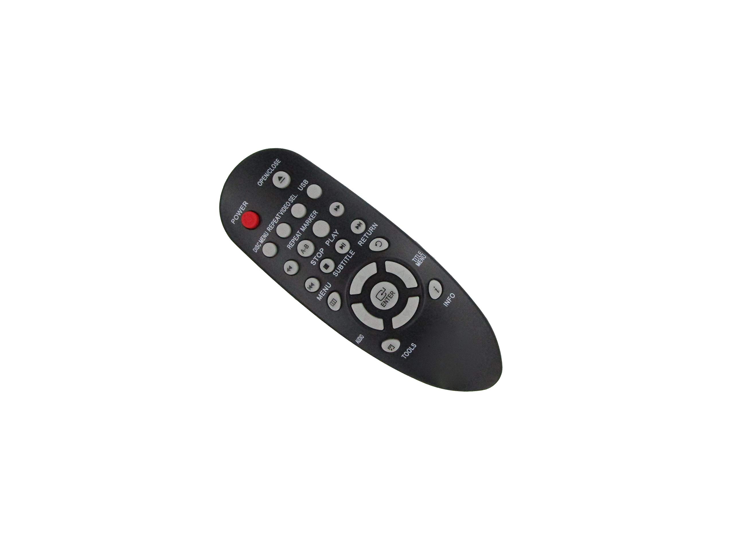 HCDZ Replacement Remote Control for Samsung AK59-00156A DVD-E360 DVD-E360/ZA DVD-E360K DVD-E350 DVD-E370 DVD-E365 DVD VCR Combo Player