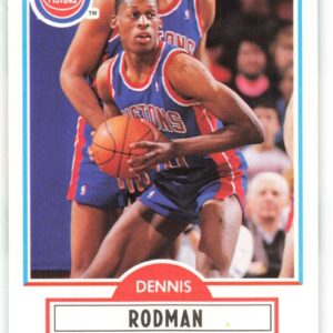 Basketball NBA 1990-91 Fleer #59 Dennis Rodman #59 NM Pistons