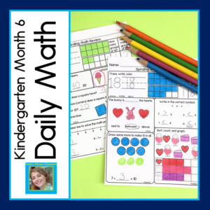 daily math kindergarten month 6