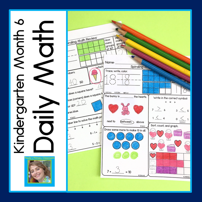 Daily Math Kindergarten Month 6