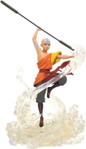 diamond select toys avatar gallery: aang pvc figure, multicolor, 11 inches