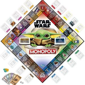 Monopoly: Star Wars The Child Edition Board Game for Families and Kids Ages 8 and Up, Featuring The Child, Who Fans Call Baby Yoda