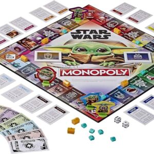 Monopoly: Star Wars The Child Edition Board Game for Families and Kids Ages 8 and Up, Featuring The Child, Who Fans Call Baby Yoda