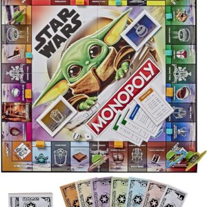 Monopoly: Star Wars The Child Edition Board Game for Families and Kids Ages 8 and Up, Featuring The Child, Who Fans Call Baby Yoda