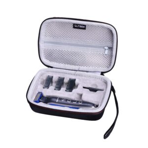 ltgem hard case for micro touch solo rechargeable full body trimmer and shaver(we only sale case!)