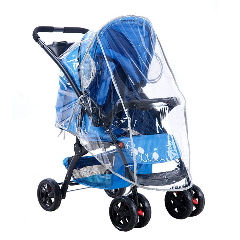 Universal Waterproof Baby Pushchair Rain Cover for Stroller Waterproof Windproof Dust Snow Weather Transparent Baby Carriage Cover