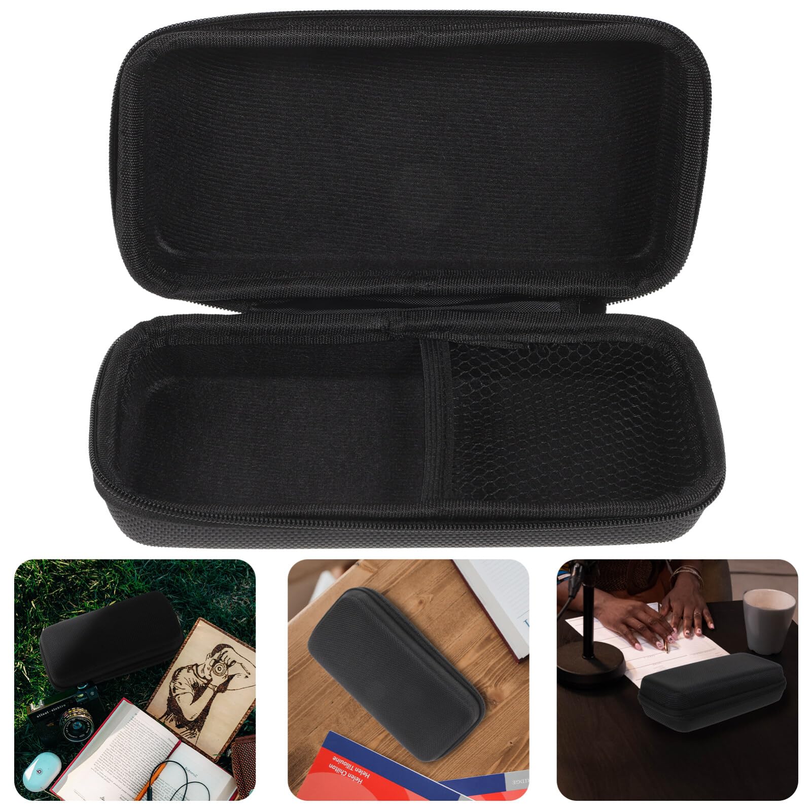 Milisten Microphone Storage Case Waterproof Shockproof EVA Carrying Case Protective for Microphone