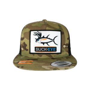 buck-eye pill patch tropic multicam unisex trucker hat